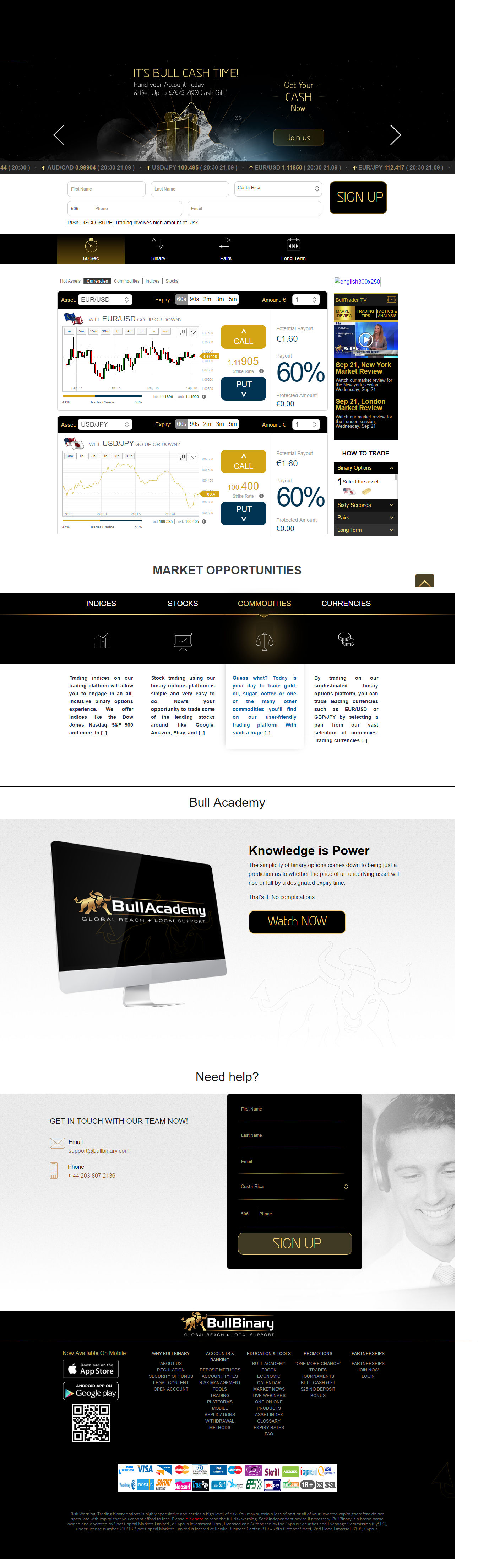 BullBinary | Binary Trading